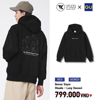 Áo Hoodie GU Demon Slayer 1 - GU JAPAN - Mã Sản Phẩm 339493