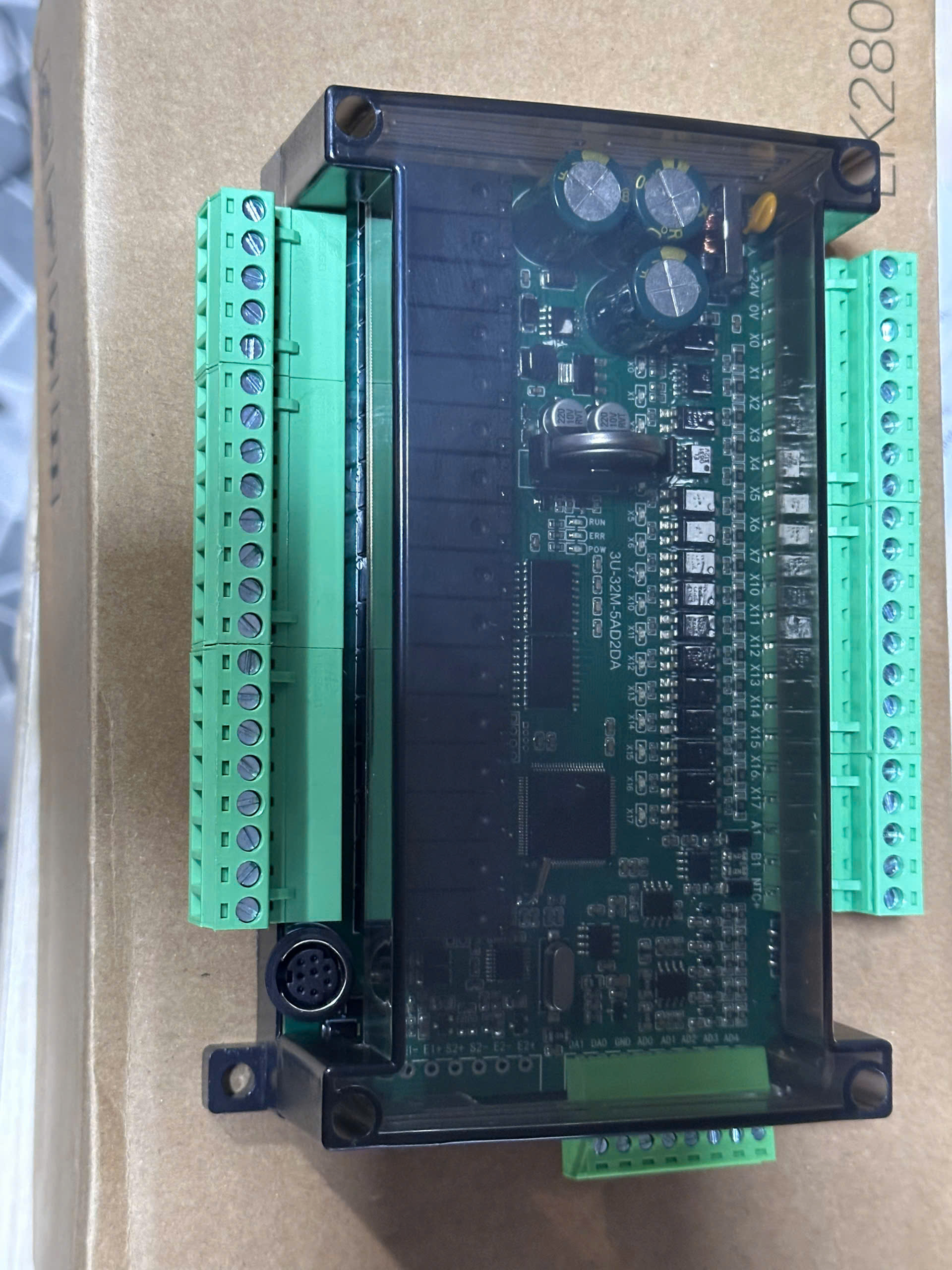 Board Mạch PLC FX3U 32MR 16 input 16 output relay RTC -RS232/RS485 ...