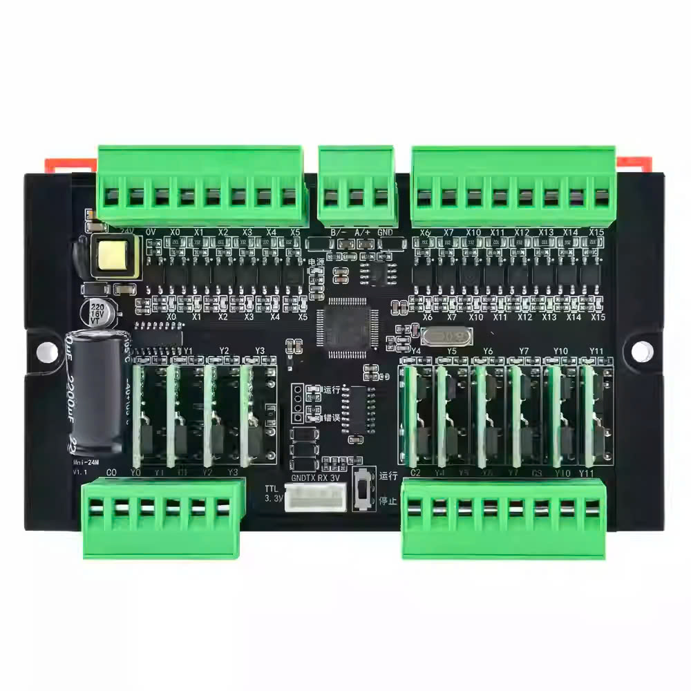 Board Mạch Lập Trình PLC LJ MINI FX2N-24MT: 14 Input 10 Output Transistor, RS485, TTL, MODBUS ...