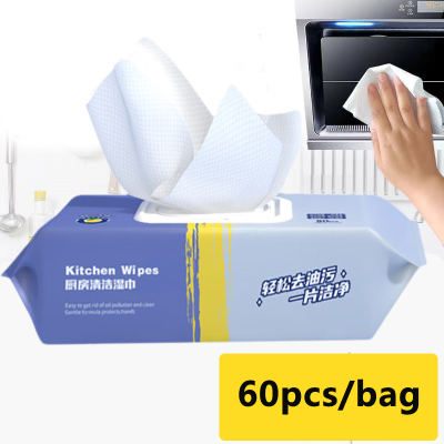 Kitchen Wipes Multipurpose Dish Cleaning Scented Wipes Degreasing Anti ...