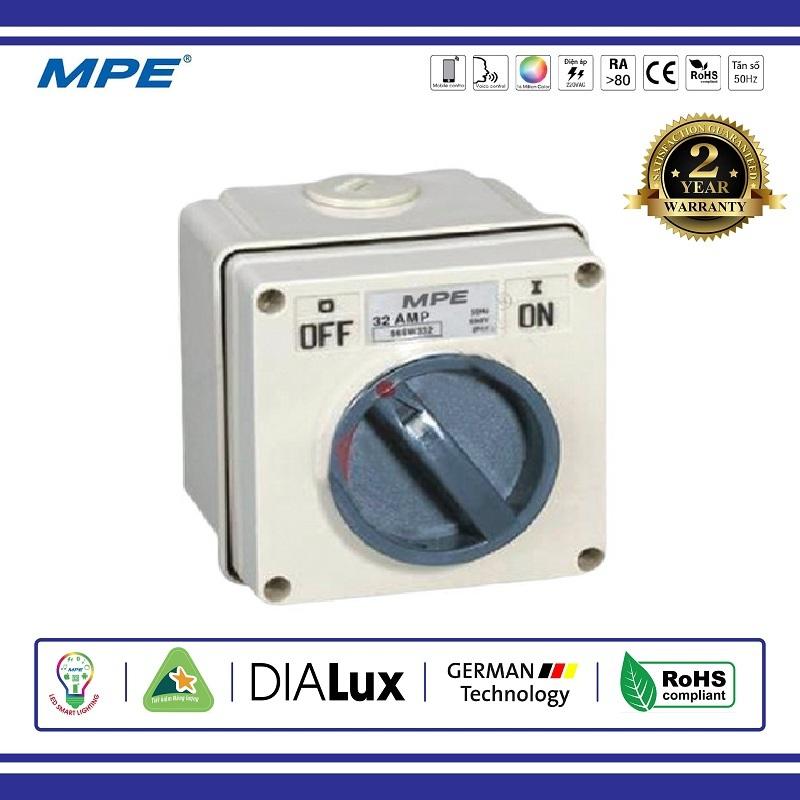 Cầu dao chống thấm nước 3P 20A MPE (SW-320)