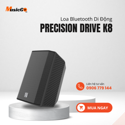 Loa Bluetooth Di Động Precision Drive K8 | Amplification 100W+50W Class D