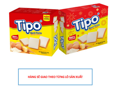 Bánh Tipo Trứng hộp 250g [Hộp 26 cái]