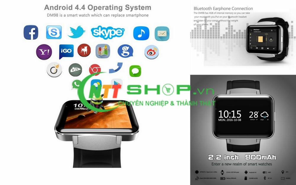 Đồng hồ thông minh DM98 - Đồng hồ thông minh [Hà Nội] | DiDong360.com