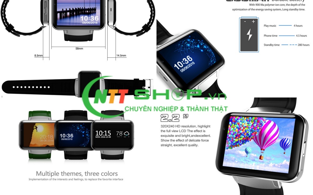 Đồng hồ thông minh DM98 - Đồng hồ thông minh [Hà Nội] | DiDong360.com